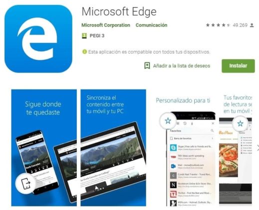 Descargar Microsoft Edge Para Android GRATIS 2026
