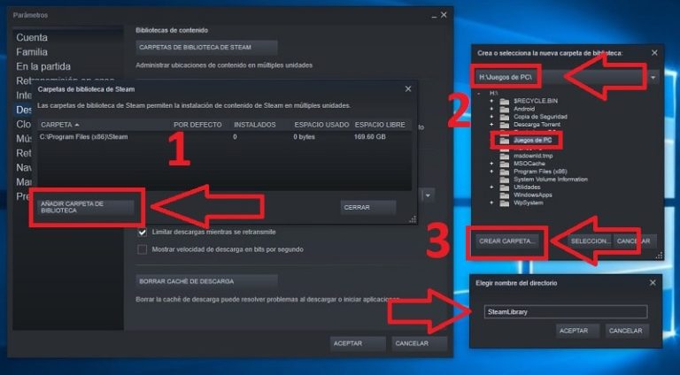 Como MOVER Los Juegos De Steam A OTRO DISCO 2025 🥇