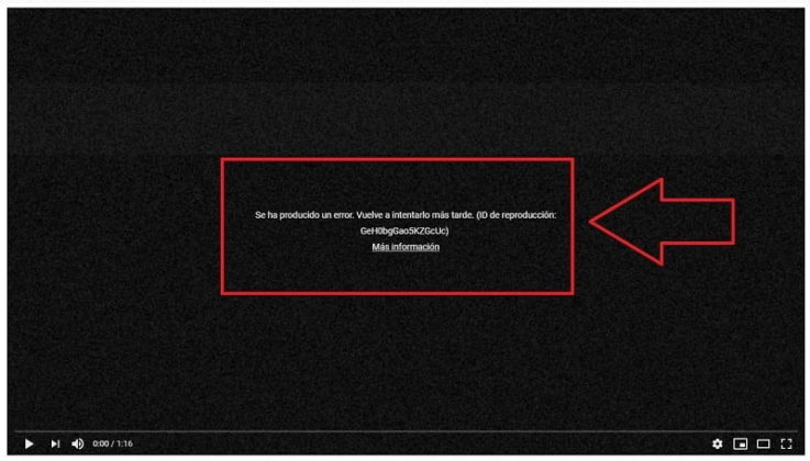 Se Ha Producido Un Error Vuelve A Intentarlo Más Tarde YouTube 2025