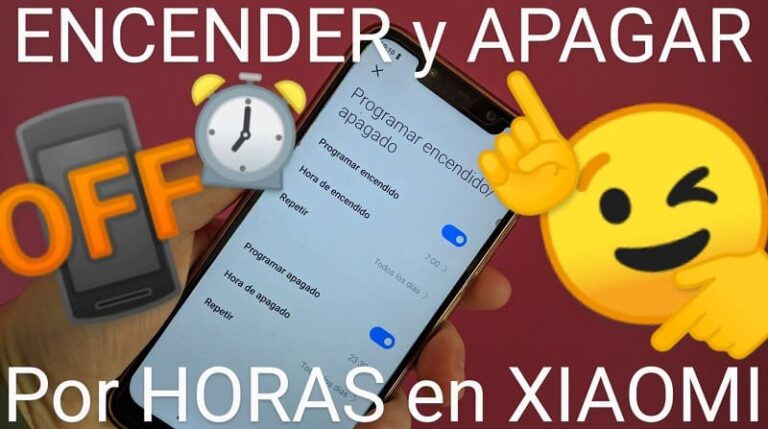 ≫ Cómo Programar Encendido y Apagado En Xiaomi 2026