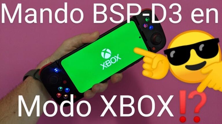 ≫ Como Configurar Mando BSP-D3 en Modo Xbox 2026