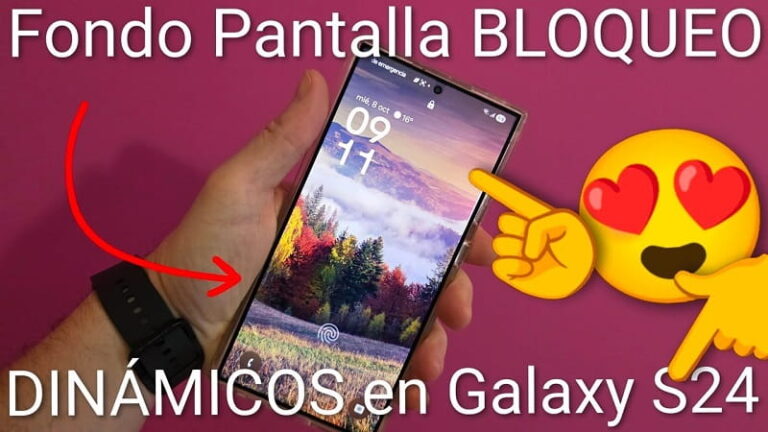 🌄 Activar la pantalla de bloqueo dinámica en Samsung S24 2025